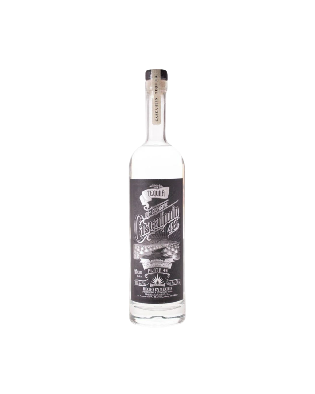Tequila Cascahuín Plata 48 (High Proof) – El Beber Llama